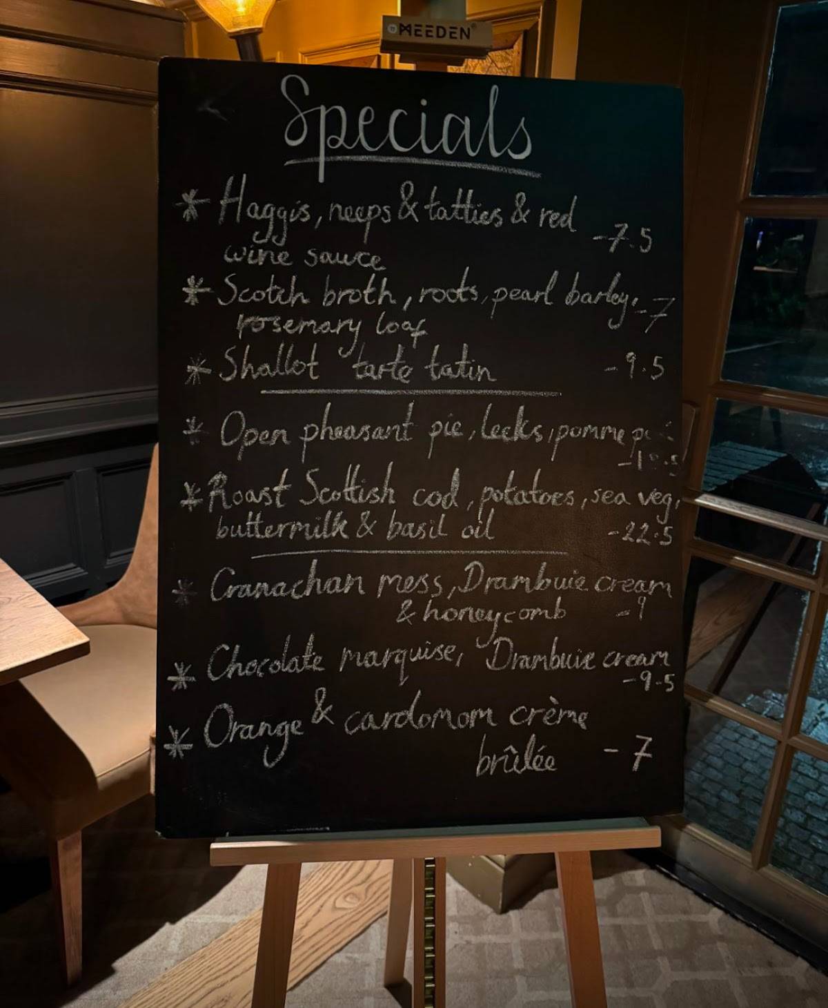 Menu at The Foundry Bell pub & bar, Wokingham