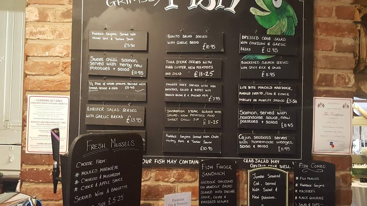 Menu at The Larch Farm pub & bar, Ravenshead