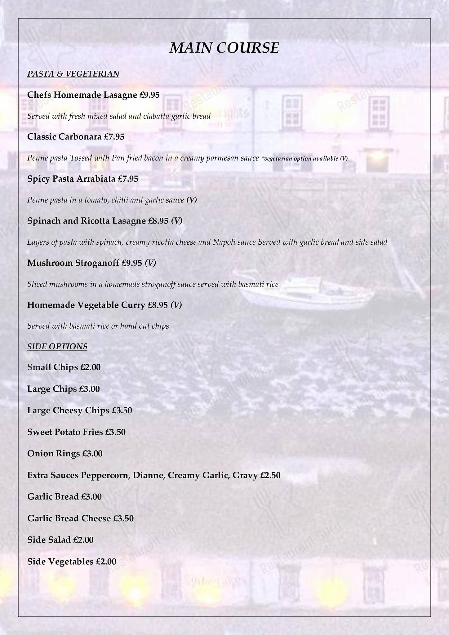 Menu at The Saltgrass pub & bar, Sunderland