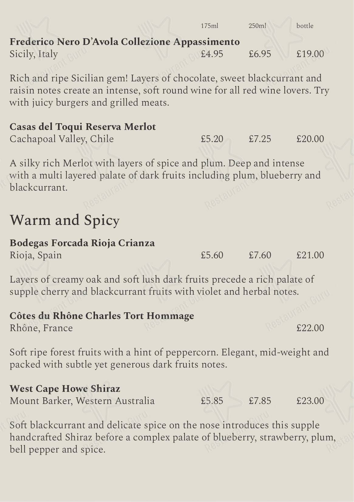 Menu at Y Bryncynan, Morfa Nefyn pub & bar, Nefyn
