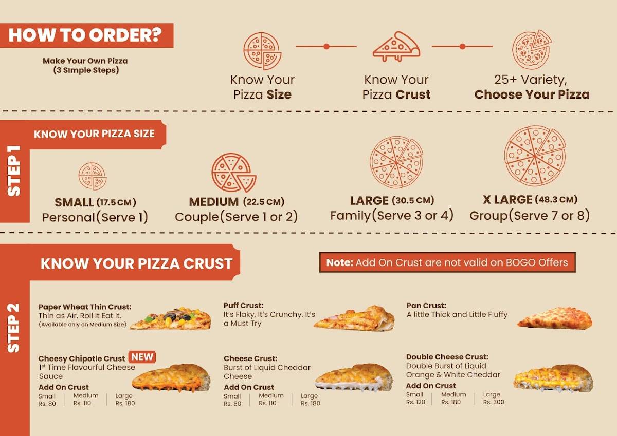 Menu at Puffizza Palanpur, Palanpur