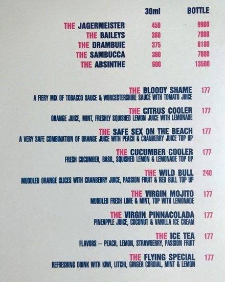 Menu at The Mafia Family Kitchen & Bar, Pune, vedriti 10th floor