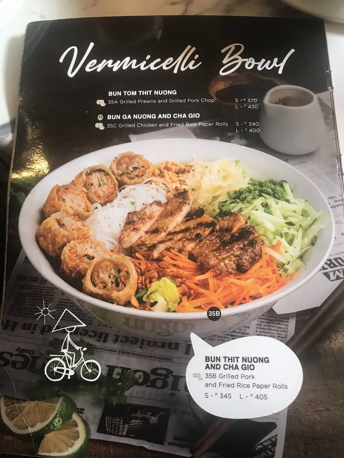 Menu at Pho Hoa - Eastwood Libis restaurant, Quezon City, F1