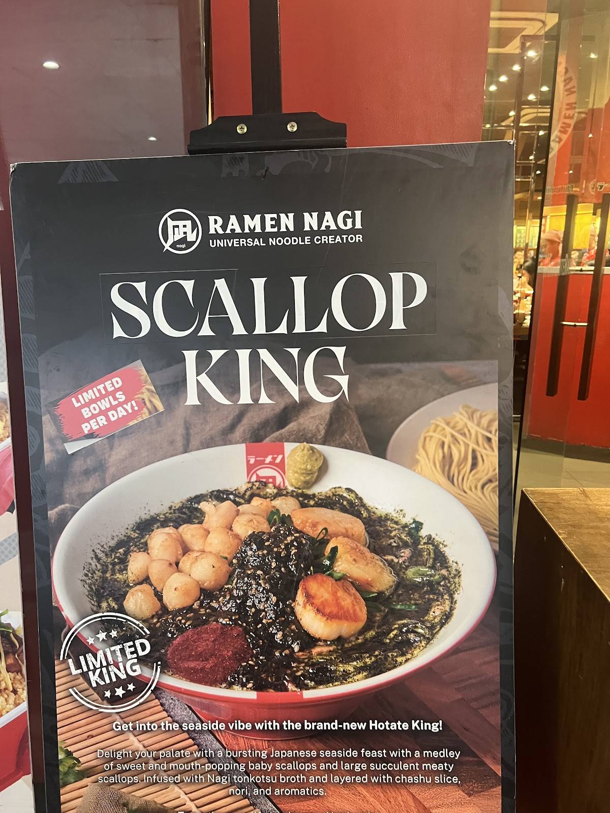 Menu at Ramen Nagi-SM MOA restaurant, Pasay, SM Mall of Asia