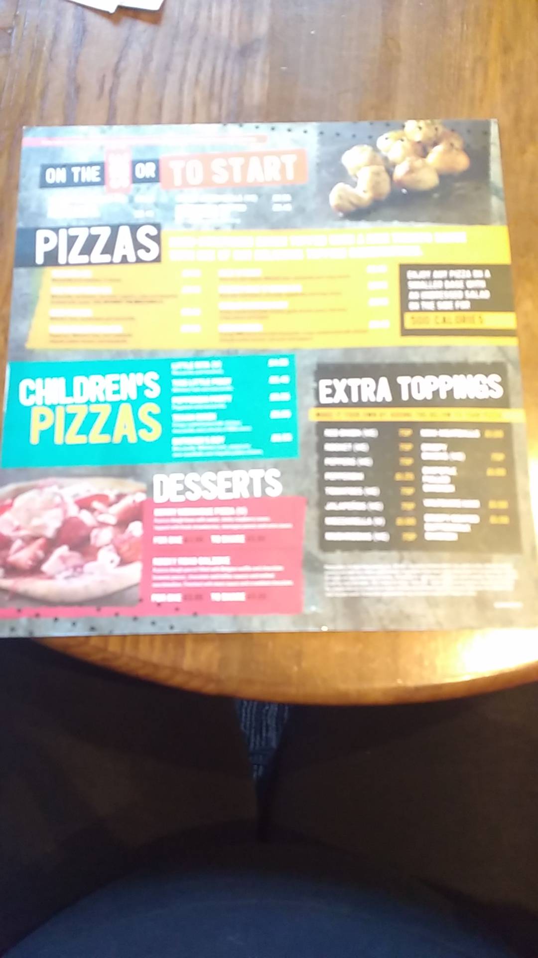 Menu at Red Hawk pub & bar, Brough