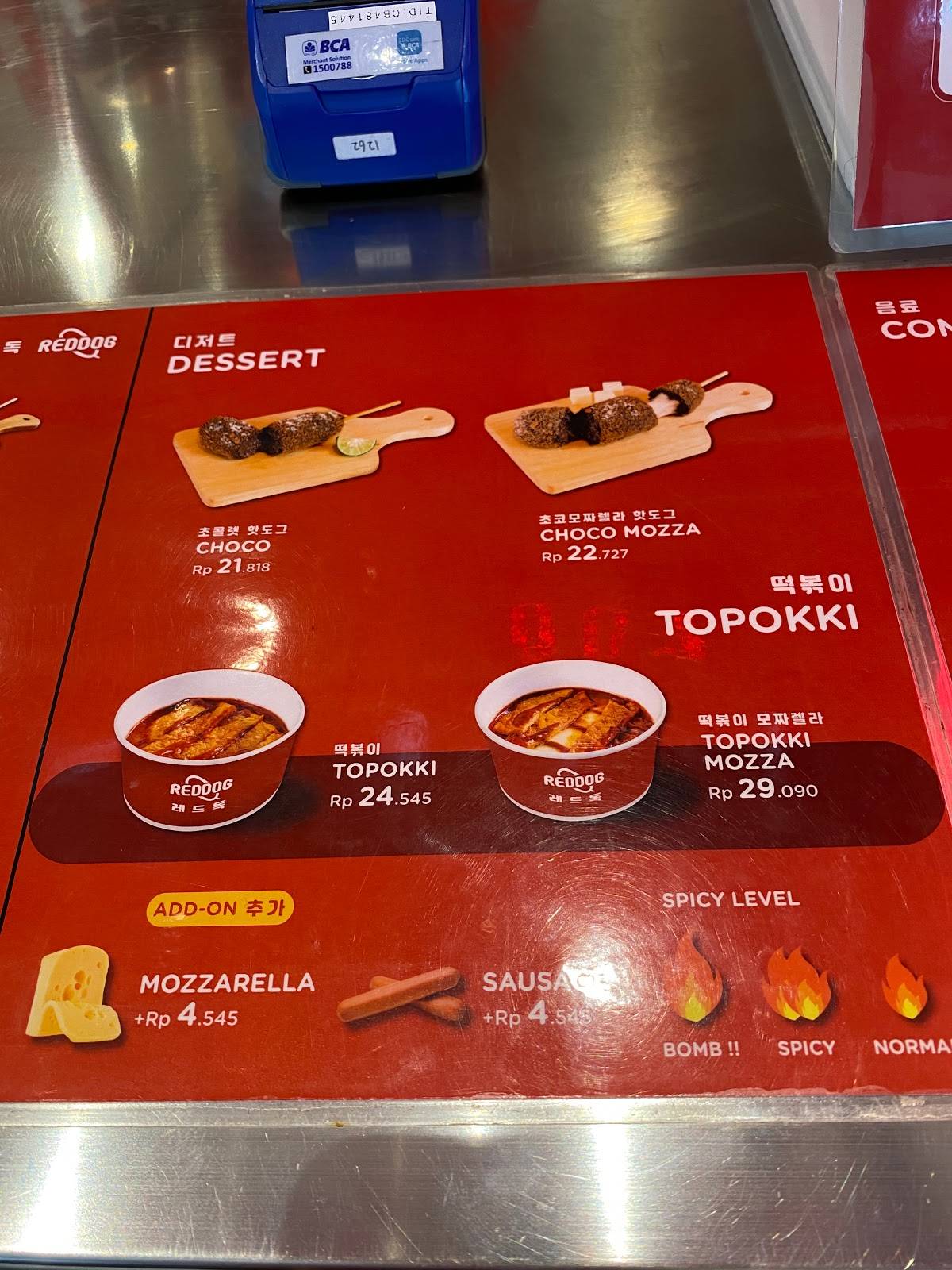 Menu at Reddog - Summarecon Mall Serpong restaurant, Curug Sangereng