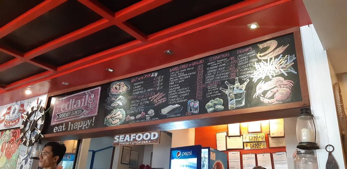 Menu at Redtail Shrimps & More restaurant, Cagayan de Oro, FMM4+69R