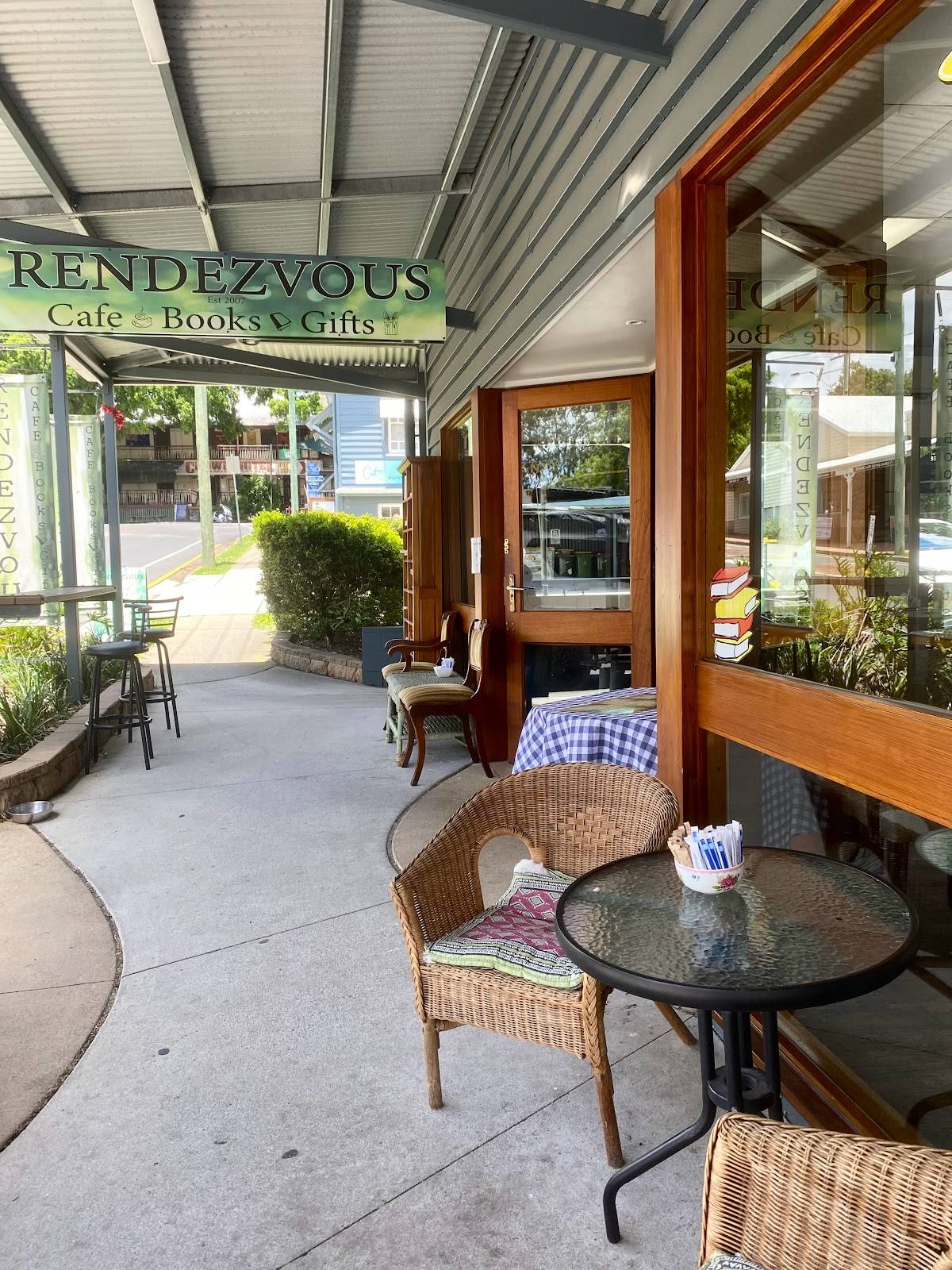 Menu at Rendezvous Bookshop and Cafe, Dayboro