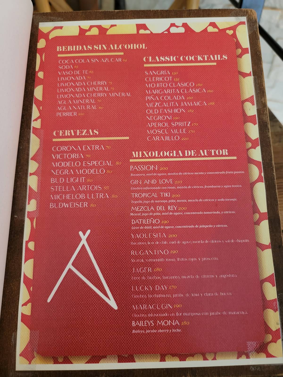 Menu at ALDEANO RESTAURANTE, Mexicali