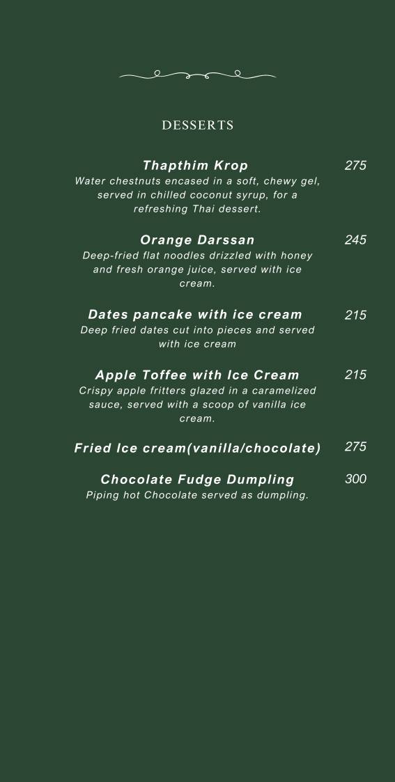 Menu at Asian Hive, Chennai, No. 3/1