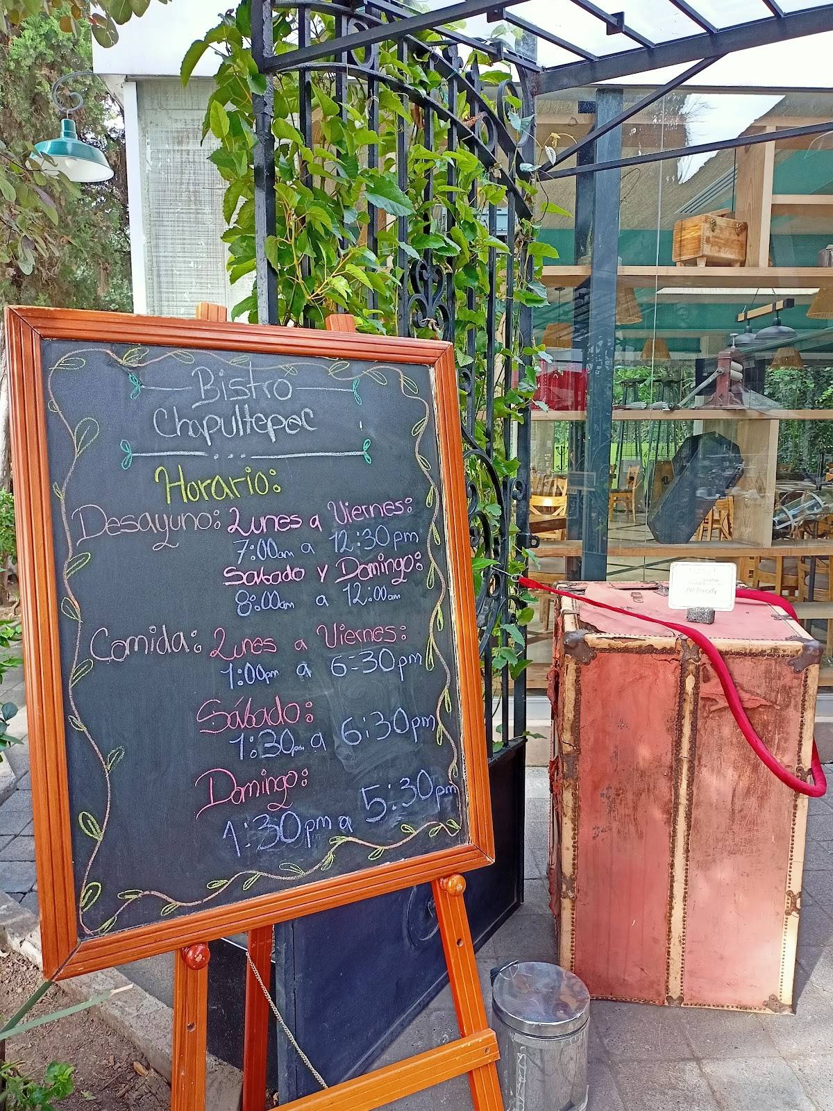 Carta del restaurante Bistró Chapultepec, Ciudad López Mateos, Calle ...