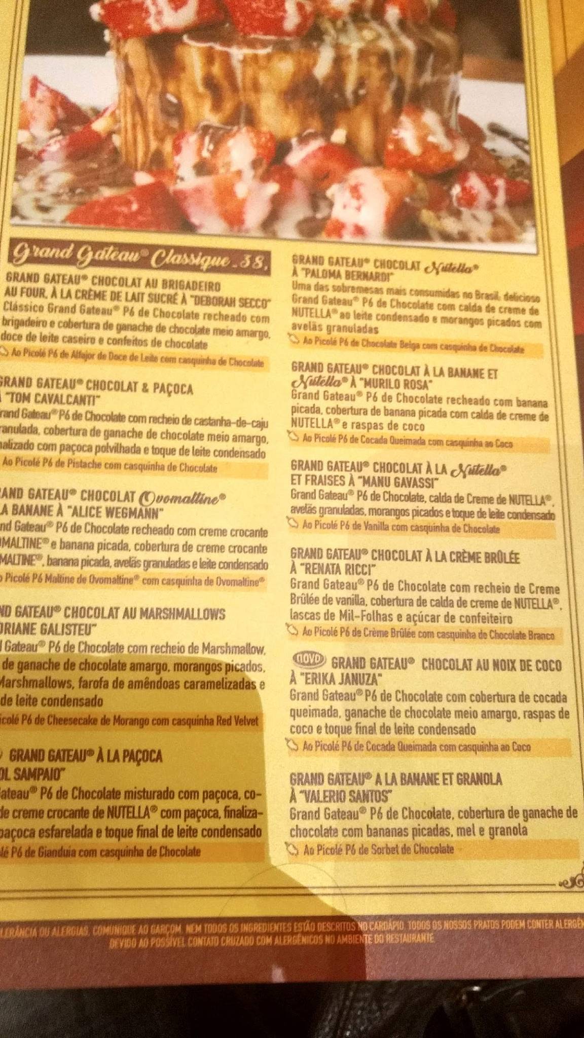 Menu em Bistrô Paris 6 | Salvador café, Salvador