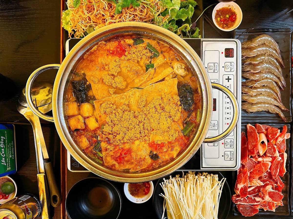 Menu at Bống lẩu cua đồng cơ sở 2 số 1 lô 28 Lê Hồng Phong, Ngô Quyền ...