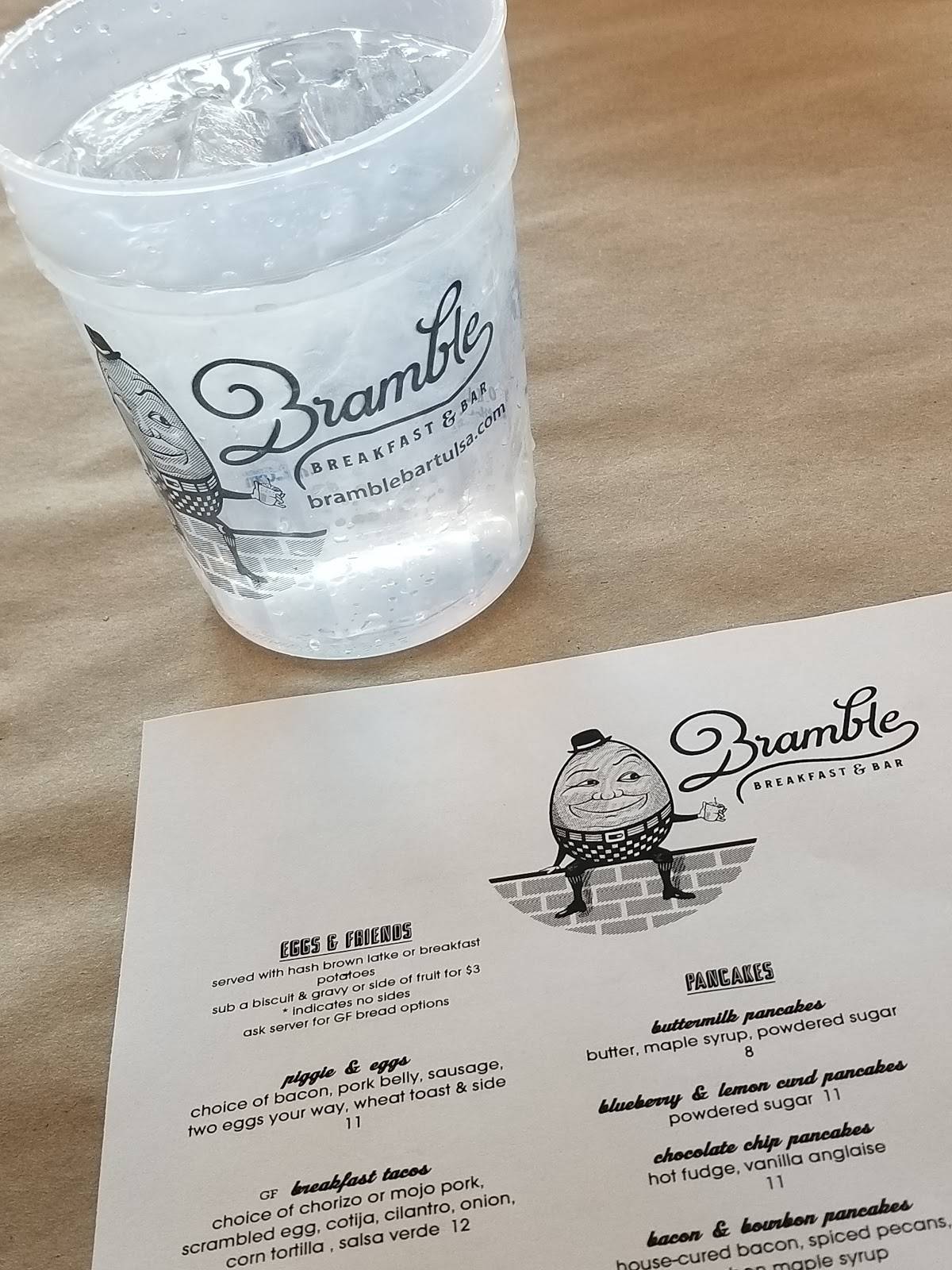 Menu at Bramble Breakfast & Bar - Downtown, Tulsa, E 6th St