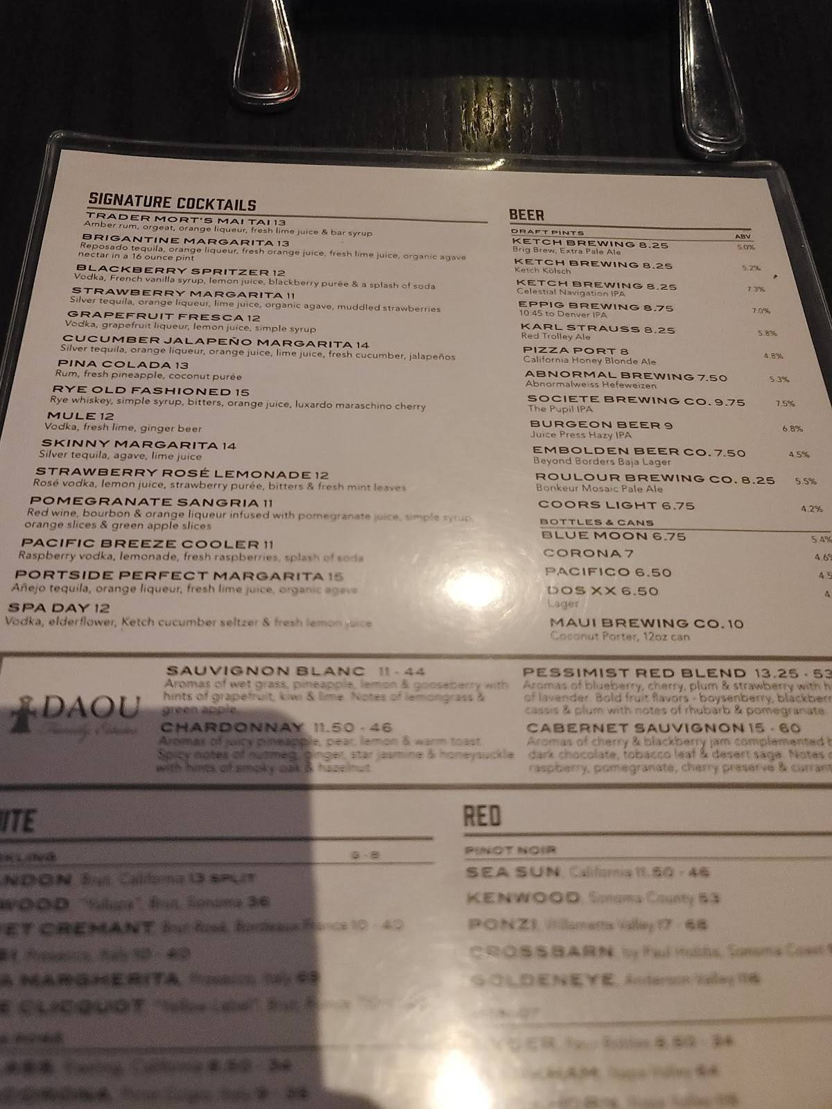 Menu at Brigantine Seafood & Oyster Bar, La Mesa, Fuerte Dr