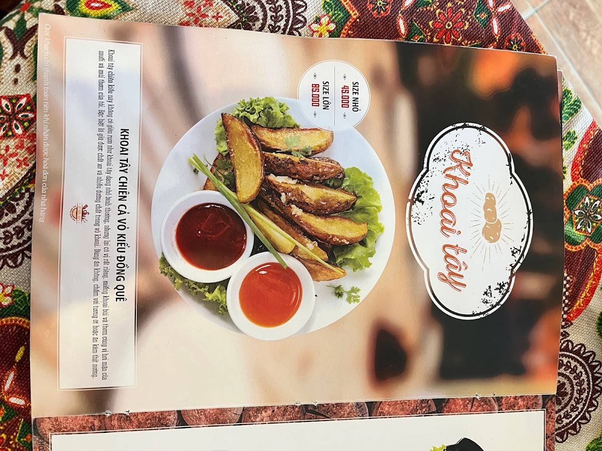 Menu at CCCP Café & Restaurant, Hanoi