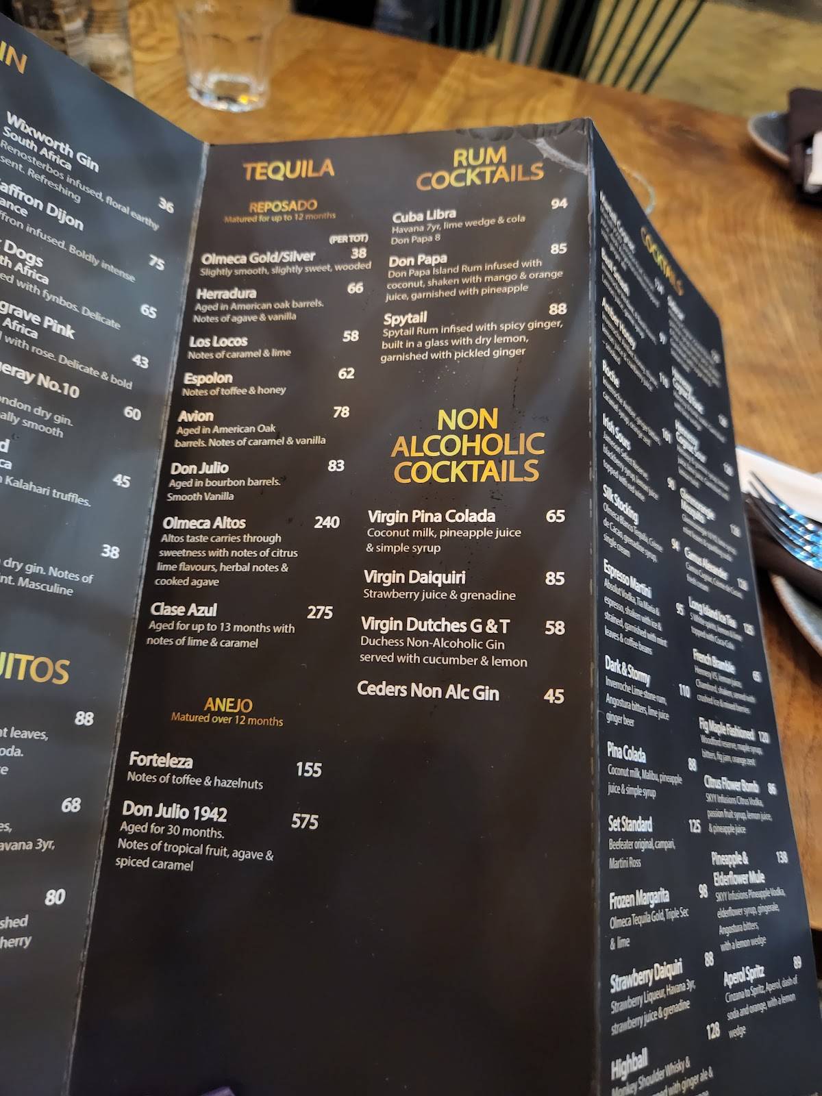 Menu at Fireroom Montecasino restaurant, Randburg, no. 64 Montecasino ...