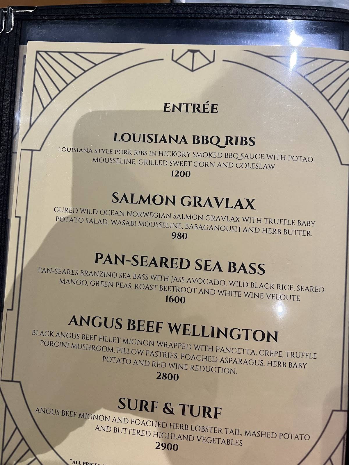 Menu at Fukui Omakase restaurant, Quezon City