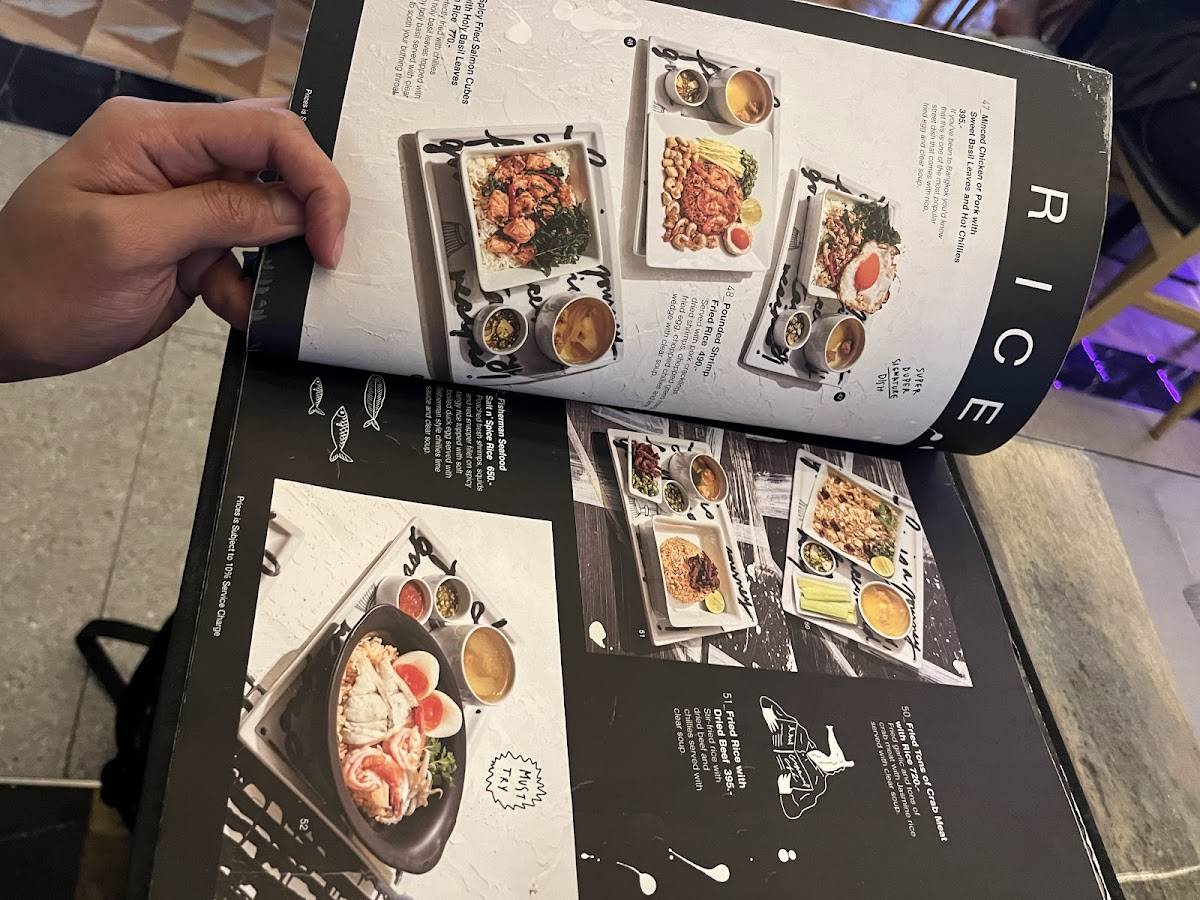 Menu at Greyhound Café Ayala Triangle restaurant, Makati