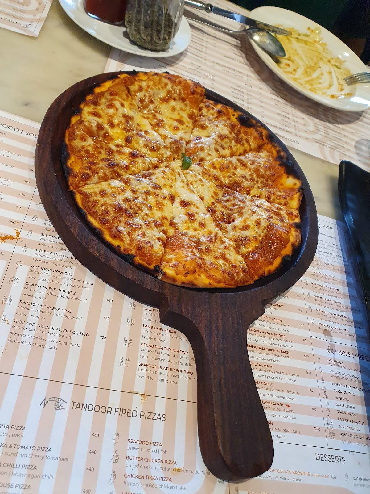 Menu at Ishaara, Mumbai, 3rd Floor