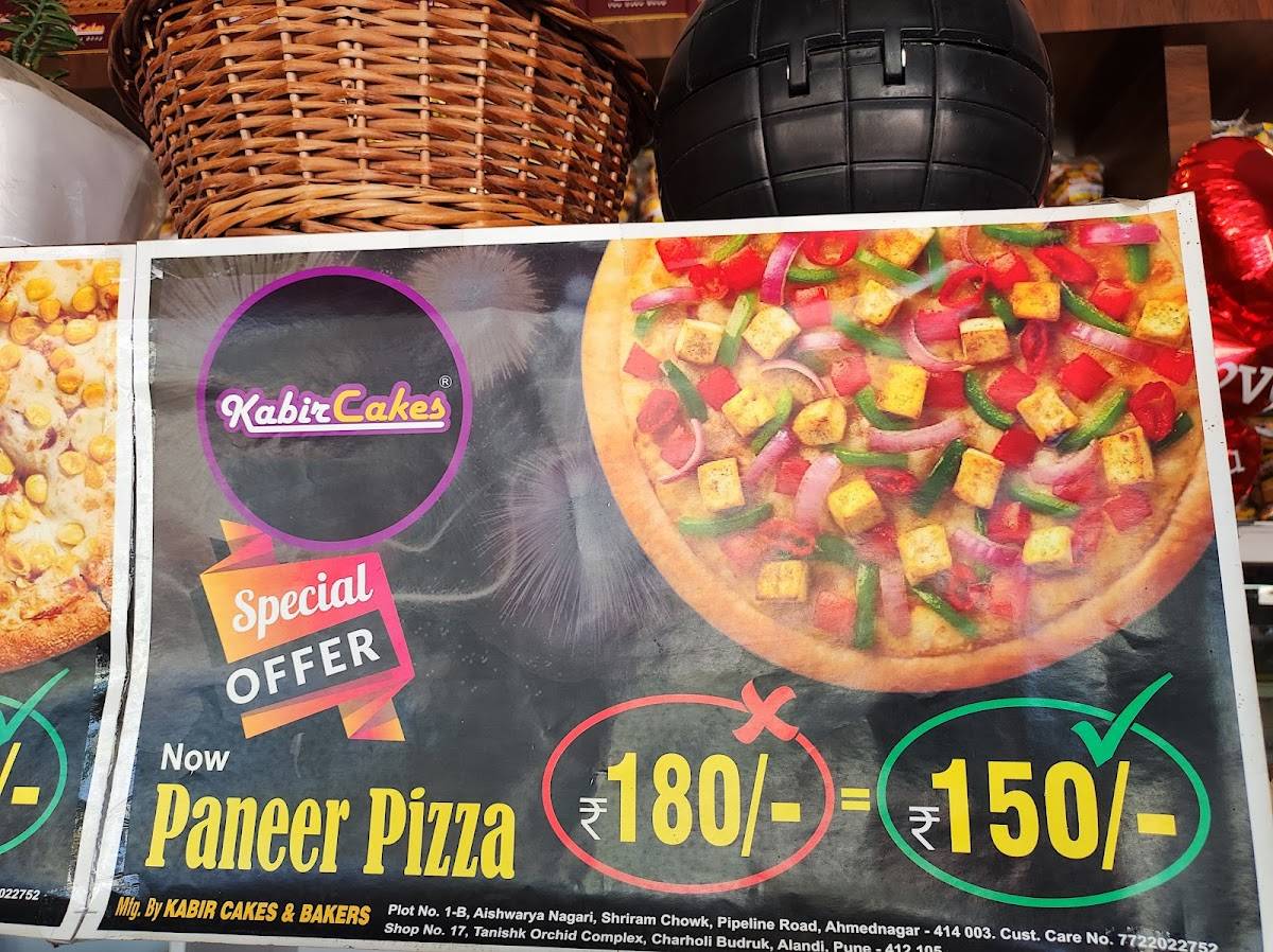 Menu at Creamless Cakes by Kabir Cakes, Ahmednagar