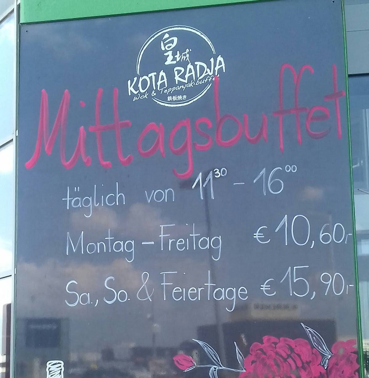 Speisekarte von Kota Radja Jiang & Yu GesmbH restaurant, Wiener Neudorf ...