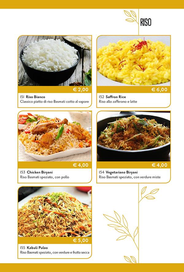 Menu da L'Angolo Orientale - (Halal) Indian/Pakistani - (ALL YOU CAN ...