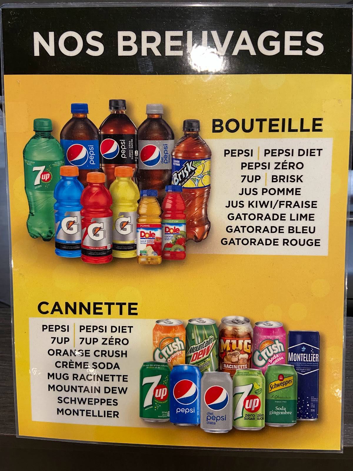 Menu at Le Laurier Restaurant/Crèmerie, Saint-Hyacinthe