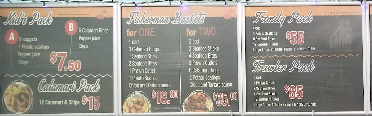 Menu at Lillybrook Seafood restaurant, Kallangur