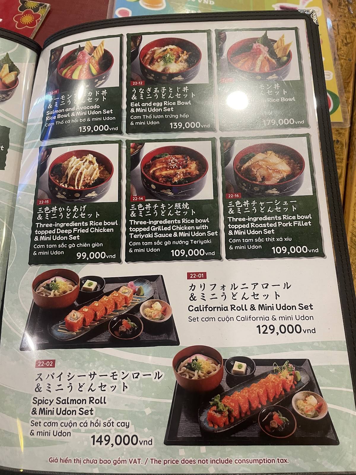 Menu at MANMARU OSAKA RESTAURANT 1, Ho Chi Minh City, 71 Mạc Đĩnh Chi ...