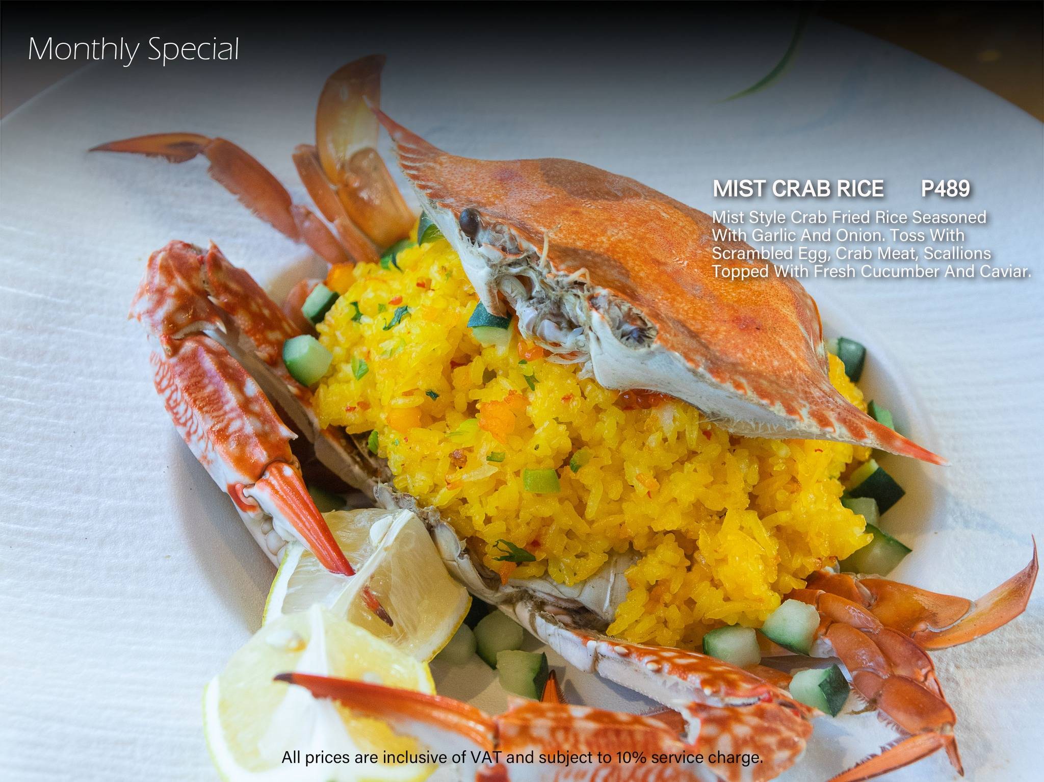 Menu at MIST restaurant, Panglao, Anos Fonacier Circumferential Rd