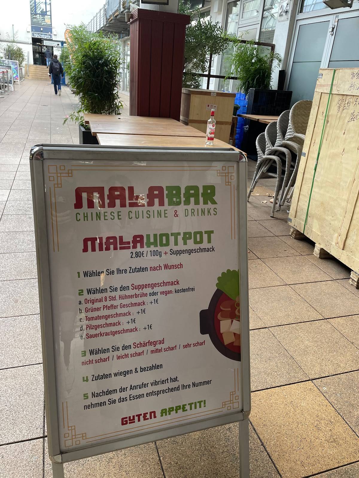 Speisekarte von MalaBar, Aachen