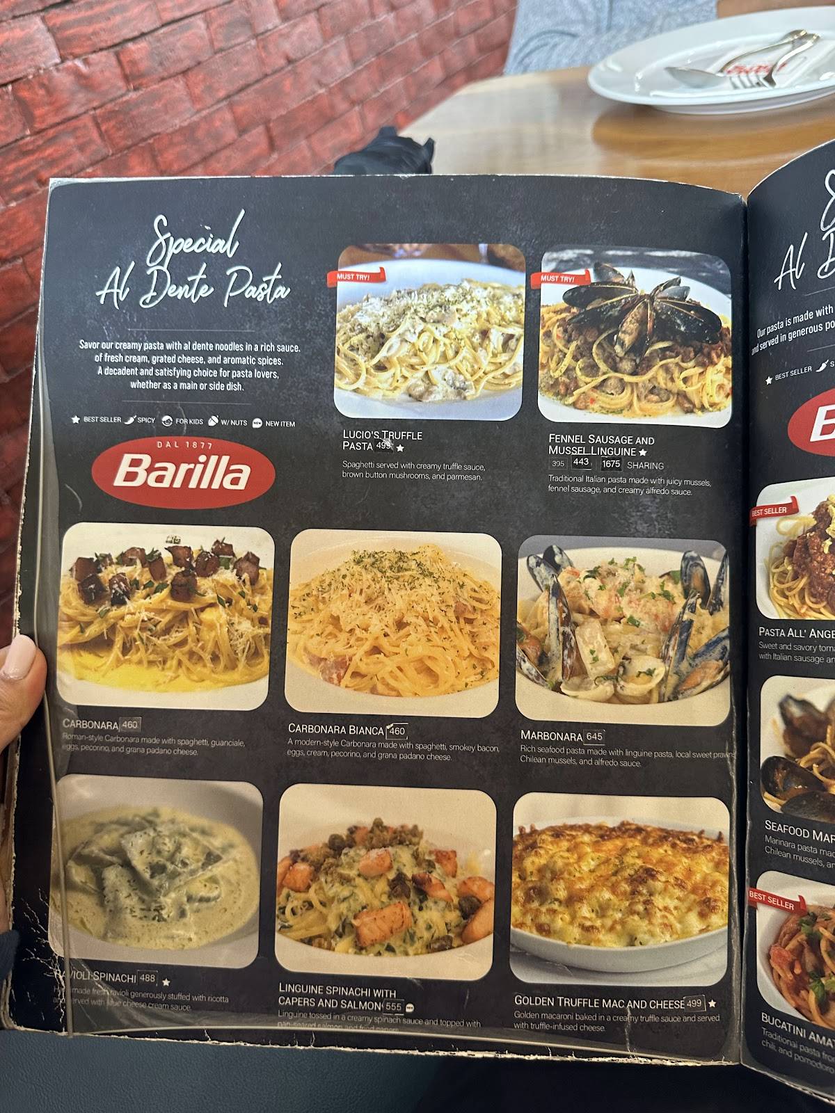 Menu at Mama Lou's Italian Kitchen - Sky Ranch, Tagaytay restaurant, Silang