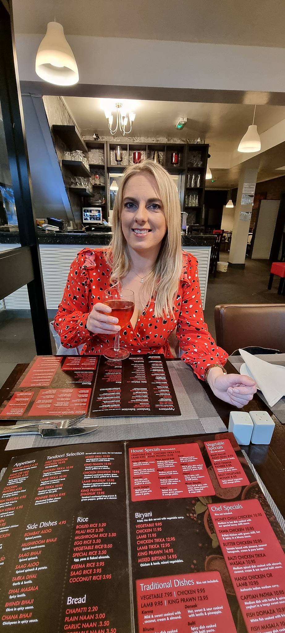 Menu at Maya Spice restaurant, Hull