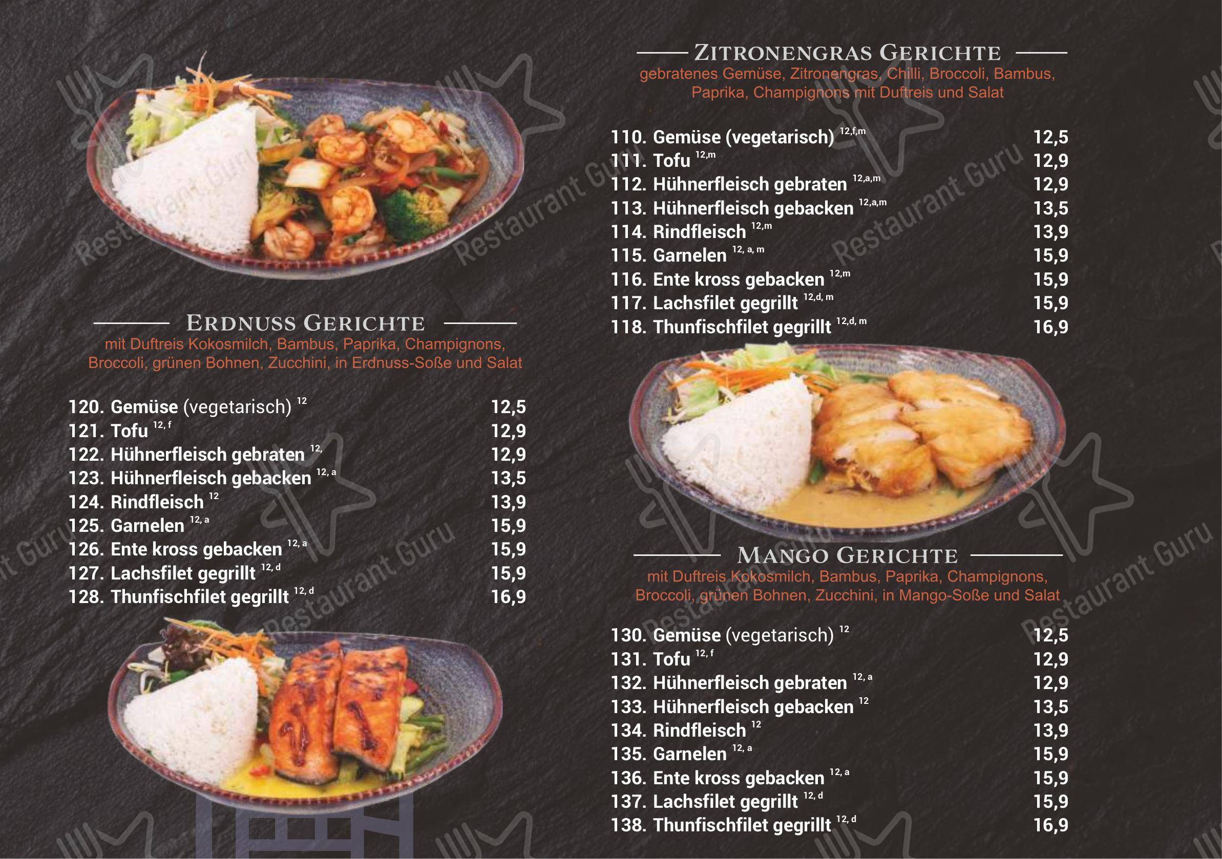 Speisekarte von Miss Hoi An – Asian Restaurant, Landau an der Isar