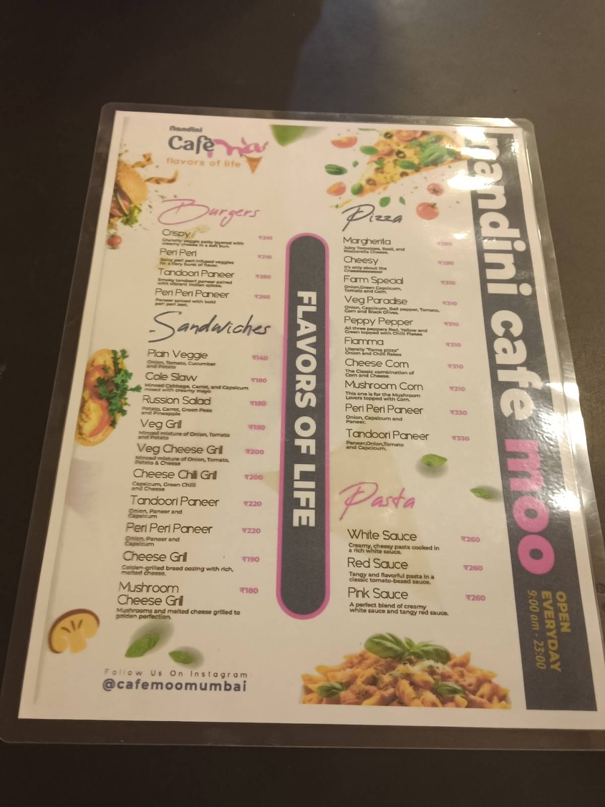 Menu at Nandini Cafe Moo- Mumbai Flagship Store, Mumbai