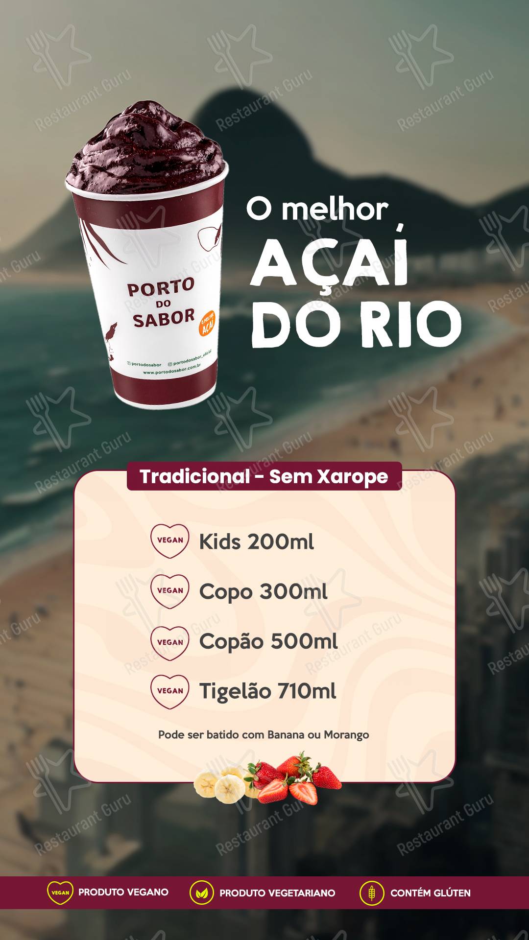 Menu em Porto do Sabor - Shopping Downtown restaurante, Rio de Janeiro ...