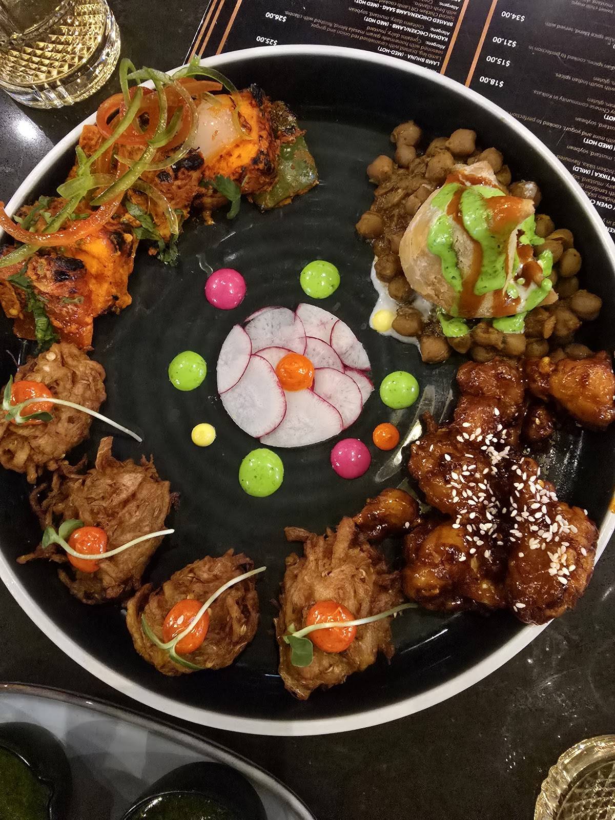 Menu at Rangoli Kitchen + Bar, Edmonton