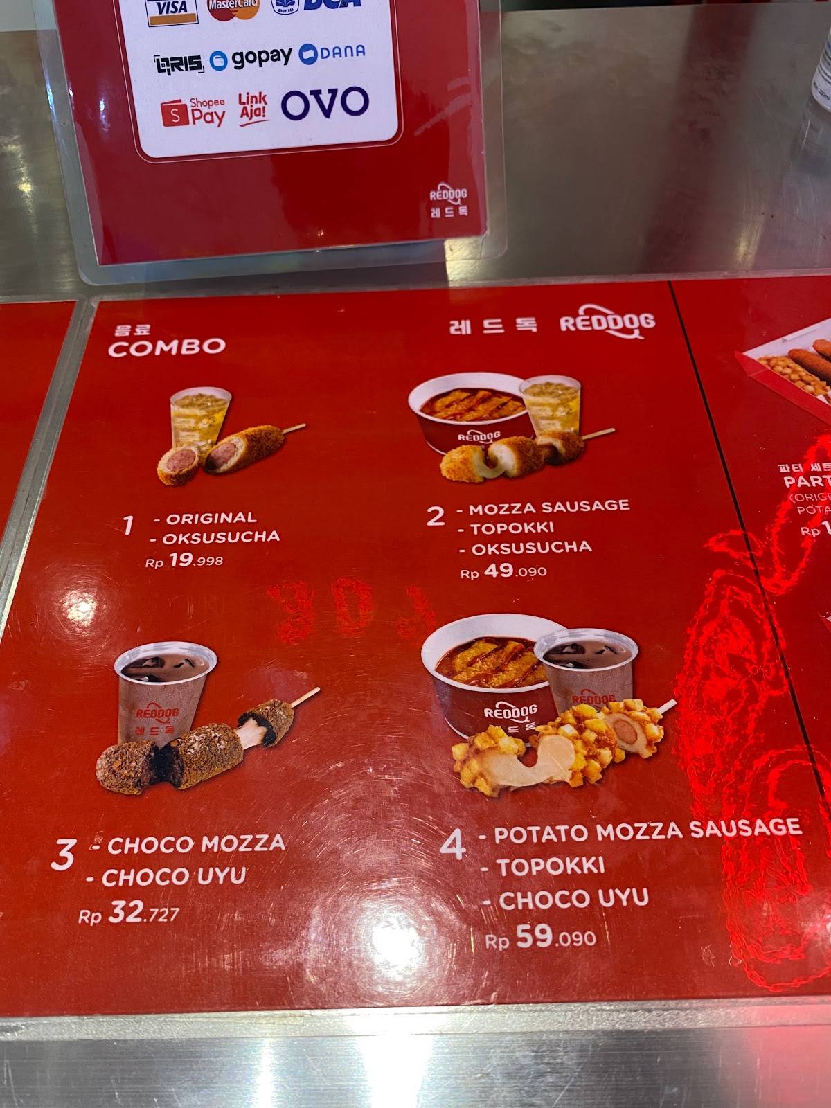 Menu at Reddog - Summarecon Mall Serpong restaurant, Curug Sangereng