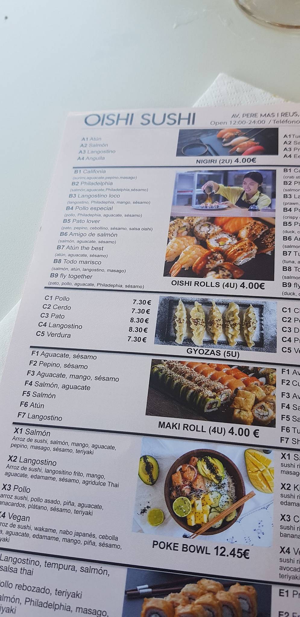 Menu at Resturante lago buffet libre restaurant, Alcúdia