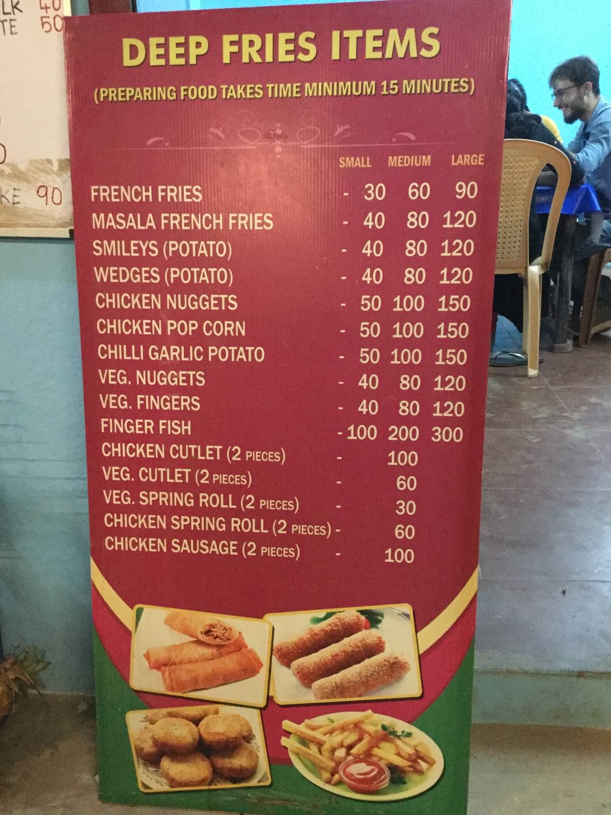 Menu at Richy Rich ice creams ( Ice Cafe ), Kuilapalayam