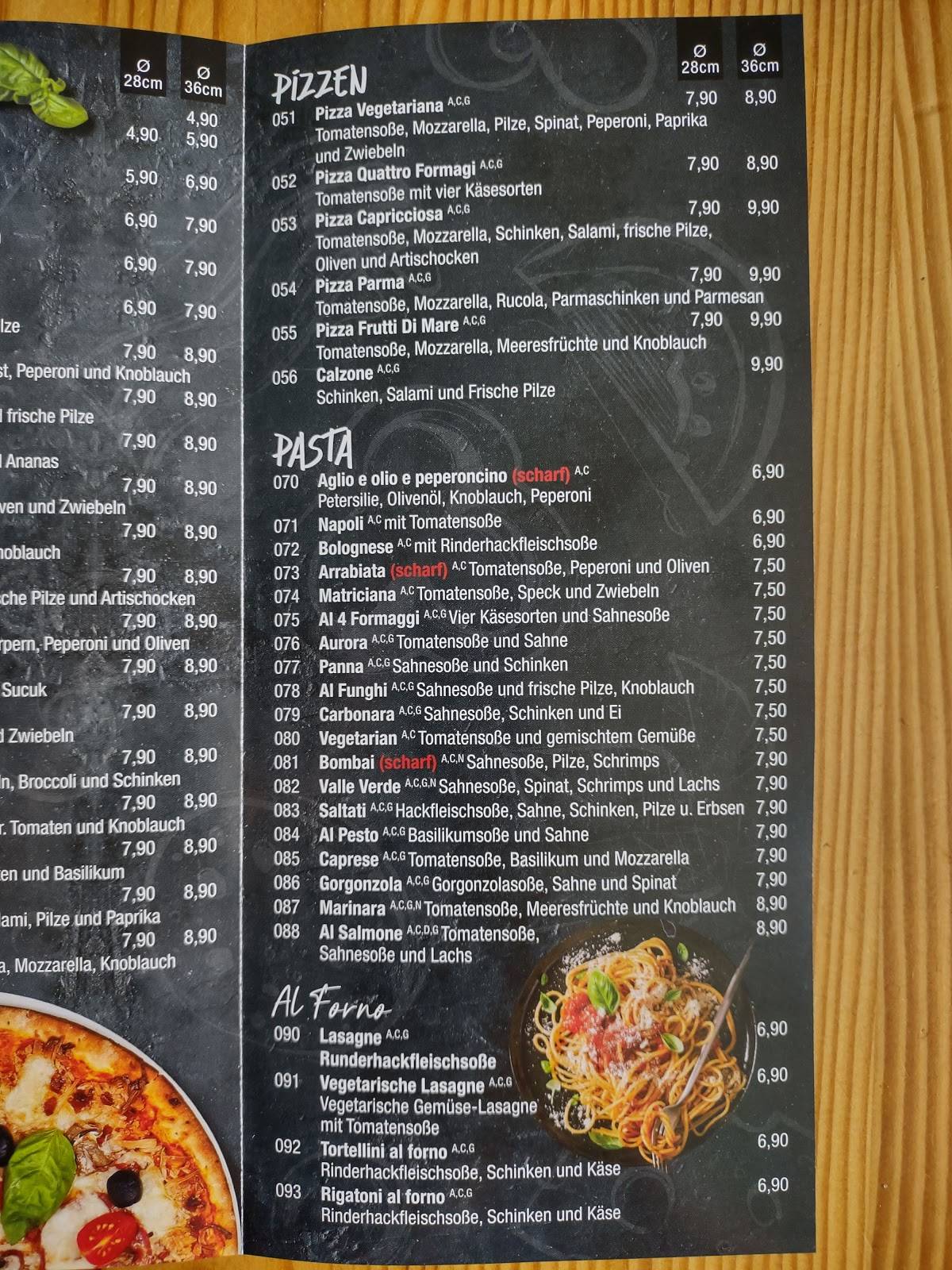 Menu au Ristorante Antika mit Lieferservice restaurant, Ludwigshafen