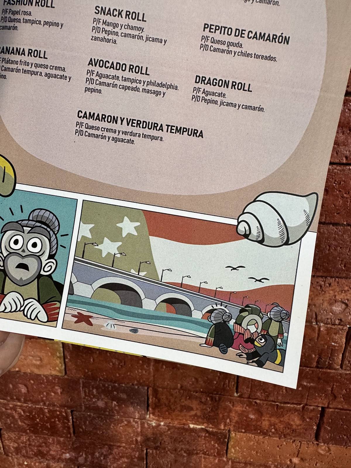 Carta de Sensei Sushi Bar, Merida, Calle 37 No. 202 x 18 y 22 Local 10