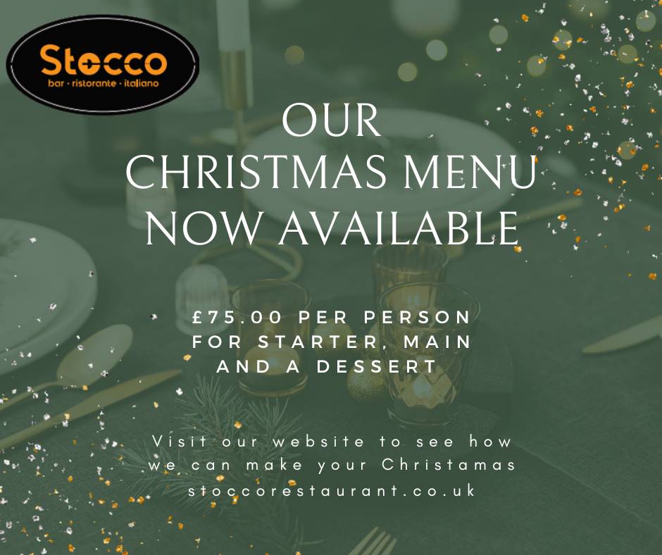 Menu at Stocco Oldham - Authentic Italian Restaurant, Oldham