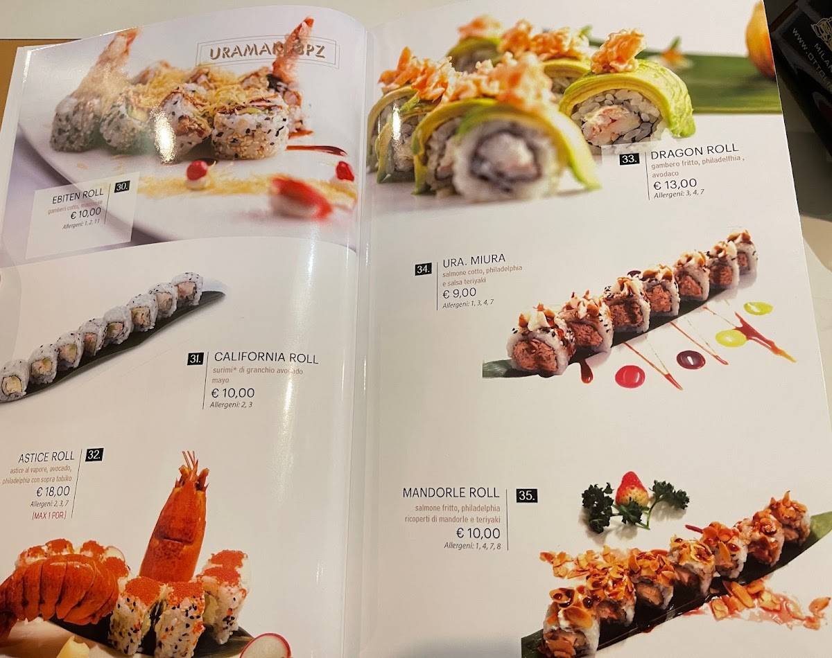 Speisekarte von Sushi La Divina restaurant, Zenna, Via Corso Europa