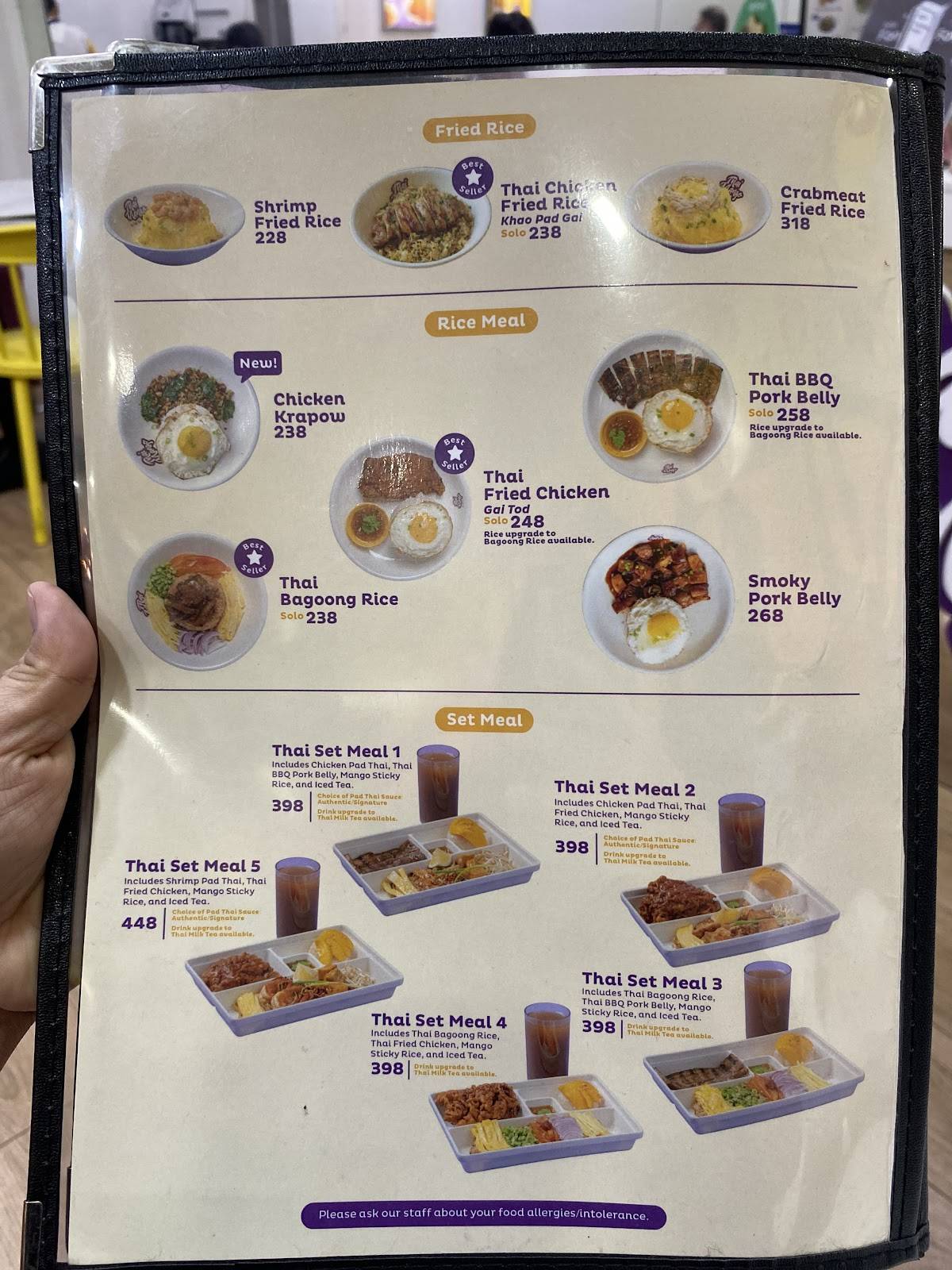 Menu at Thai Mango by Chef Kim - Timog restaurant, Quezon City
