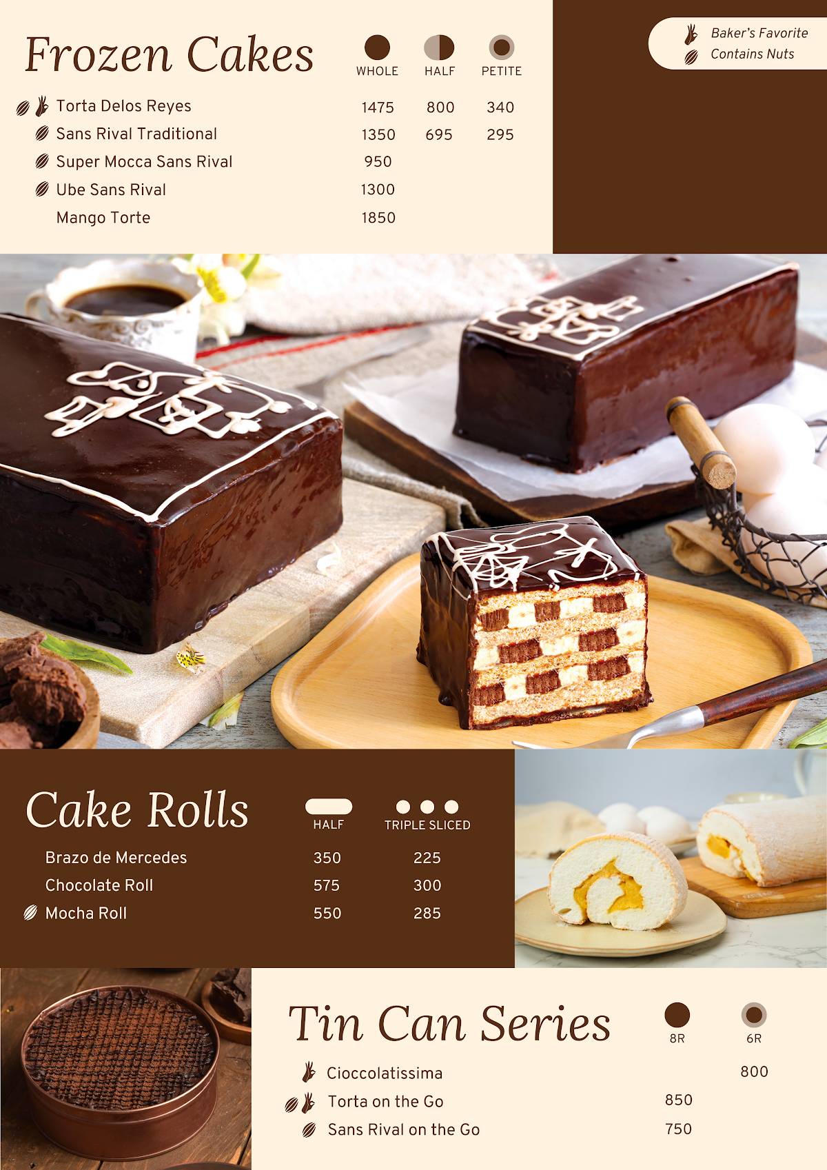 Menu at The Aristocrat Bakeshop - Roxas Blvd, Manila restaurant, Manila ...