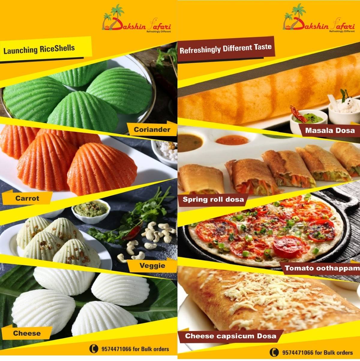 Menu at The Dakshin Safari - Authentic Dosa, Ahmedabad