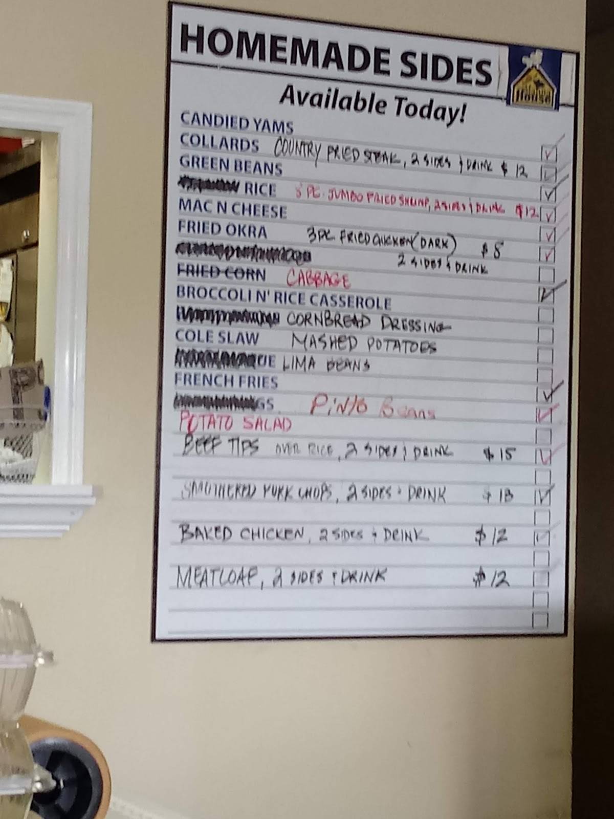 Menu at The Manna House Cafe, Marietta, 234 Windy Hill Rd