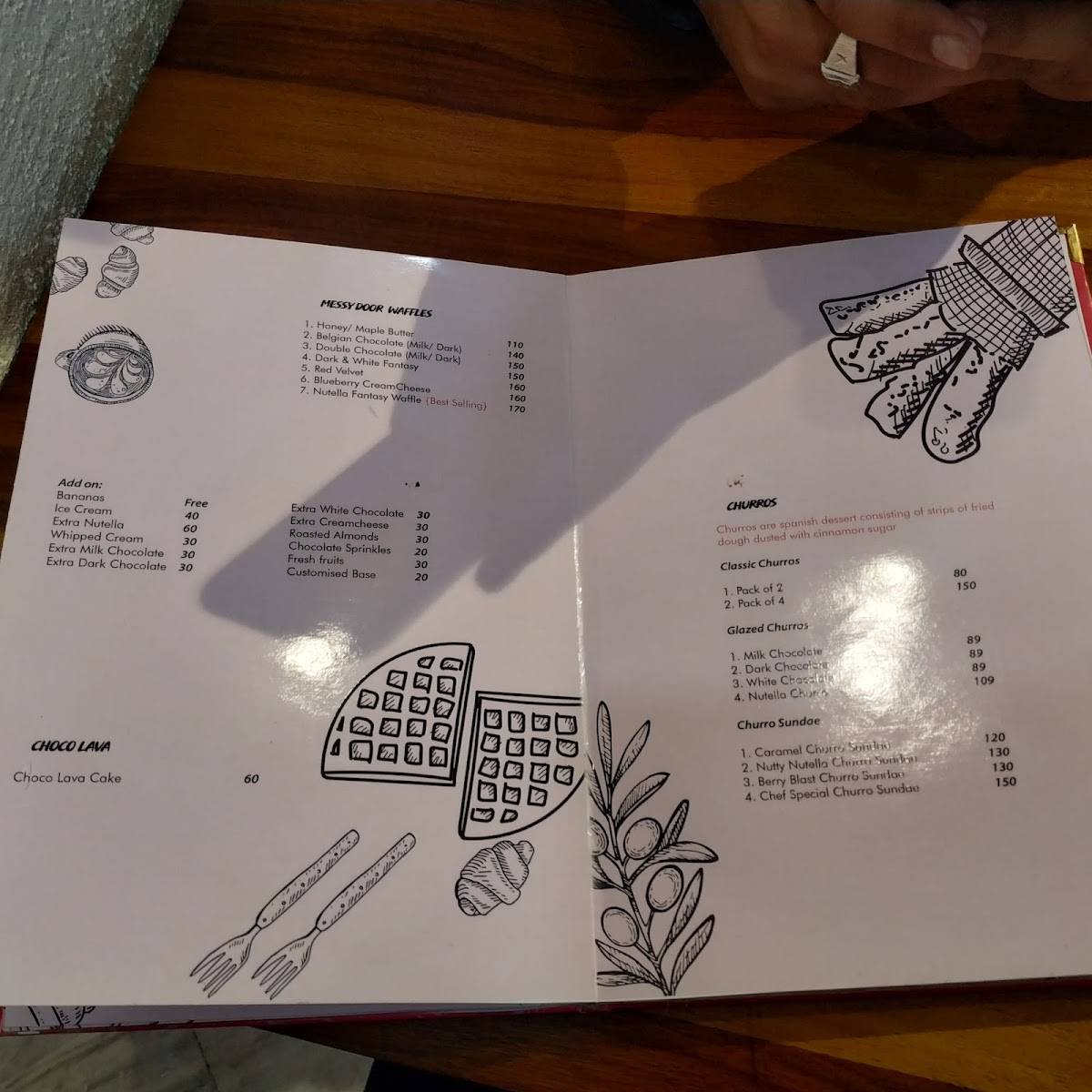 Menu at The Messy Door, Jaipur, The Survivors Gym